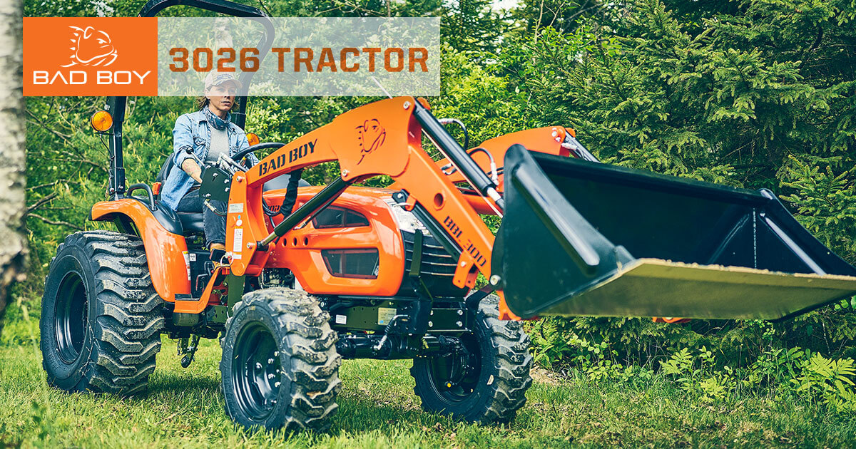 30 Series Model 3026 Compact Tractor | Bad Boy Tractors