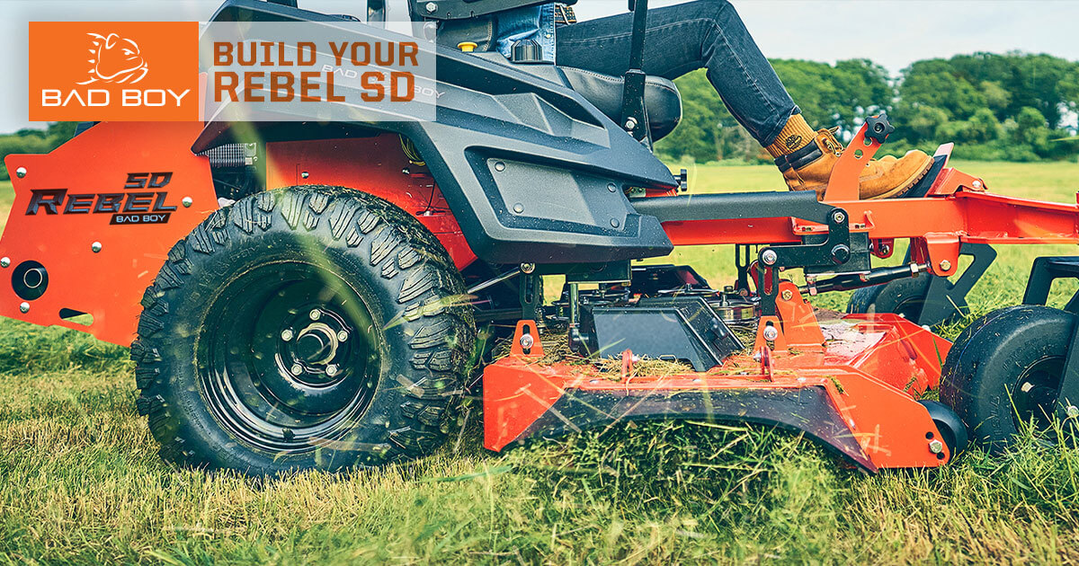 Build Your Own Rebel SD Zero Turn Lawn Mower | Bad Boy Mowers