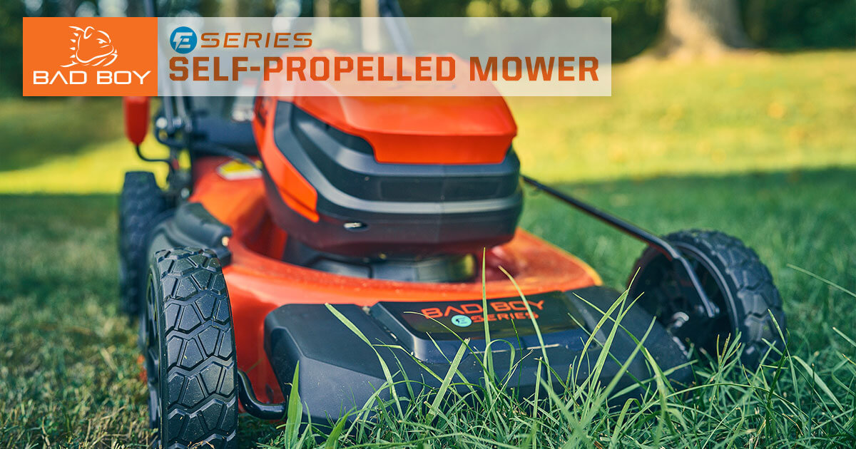 80-Volt Electric Self-Propelled Push Mower | Bad Boy E-Series