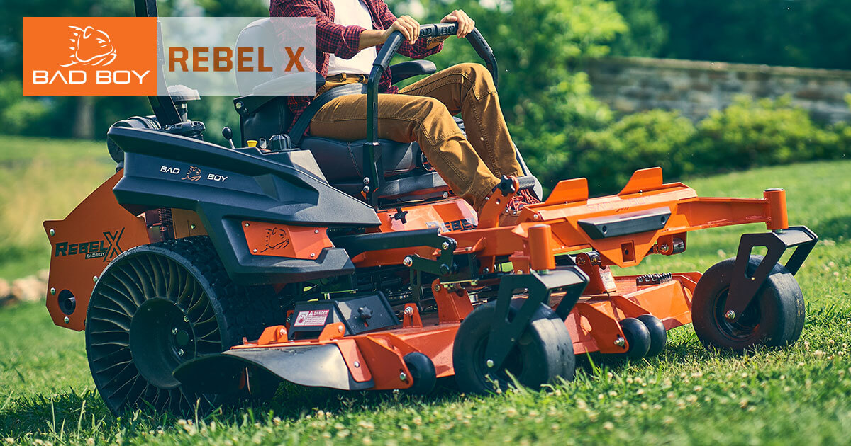 Rebel X Zero Turn Lawn Mower | Bad Boy Mowers