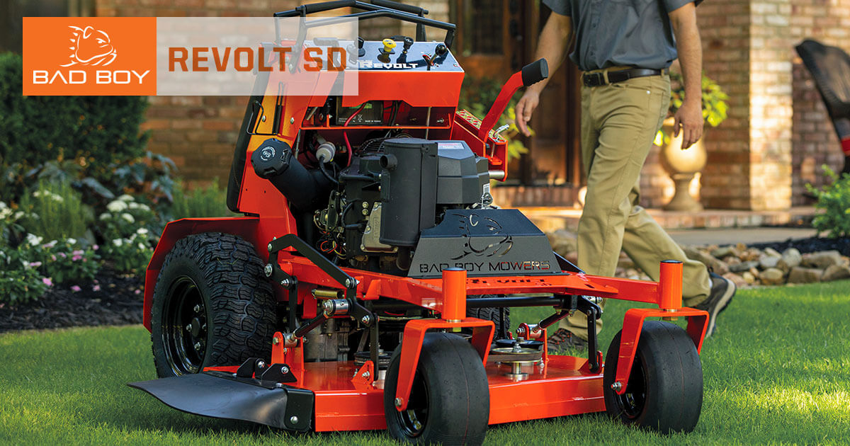 Revolt SD Stand-On Zero Turn Lawn Mower | Bad Boy Mowers